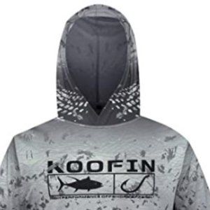 KOOFIN GEAR | Shirts | Koofin Gear Performance Fishing Hoodie Upf 5 New ...